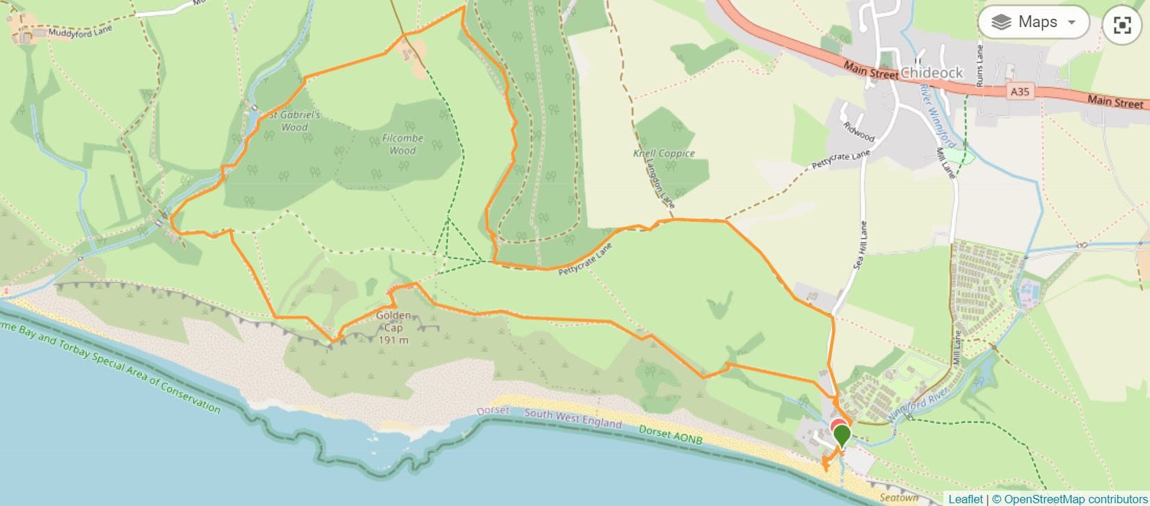 Golden Cap Walk - 4 Mile circular from Seatown